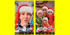 Celebra la navidad con los nuevos Lentes navideños de Snapchat | TechGames